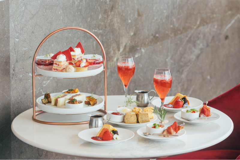 期間限定「苺のアフタヌーンティー」プランがTOKYO NODE DININGに登場 | TOKYO NODE